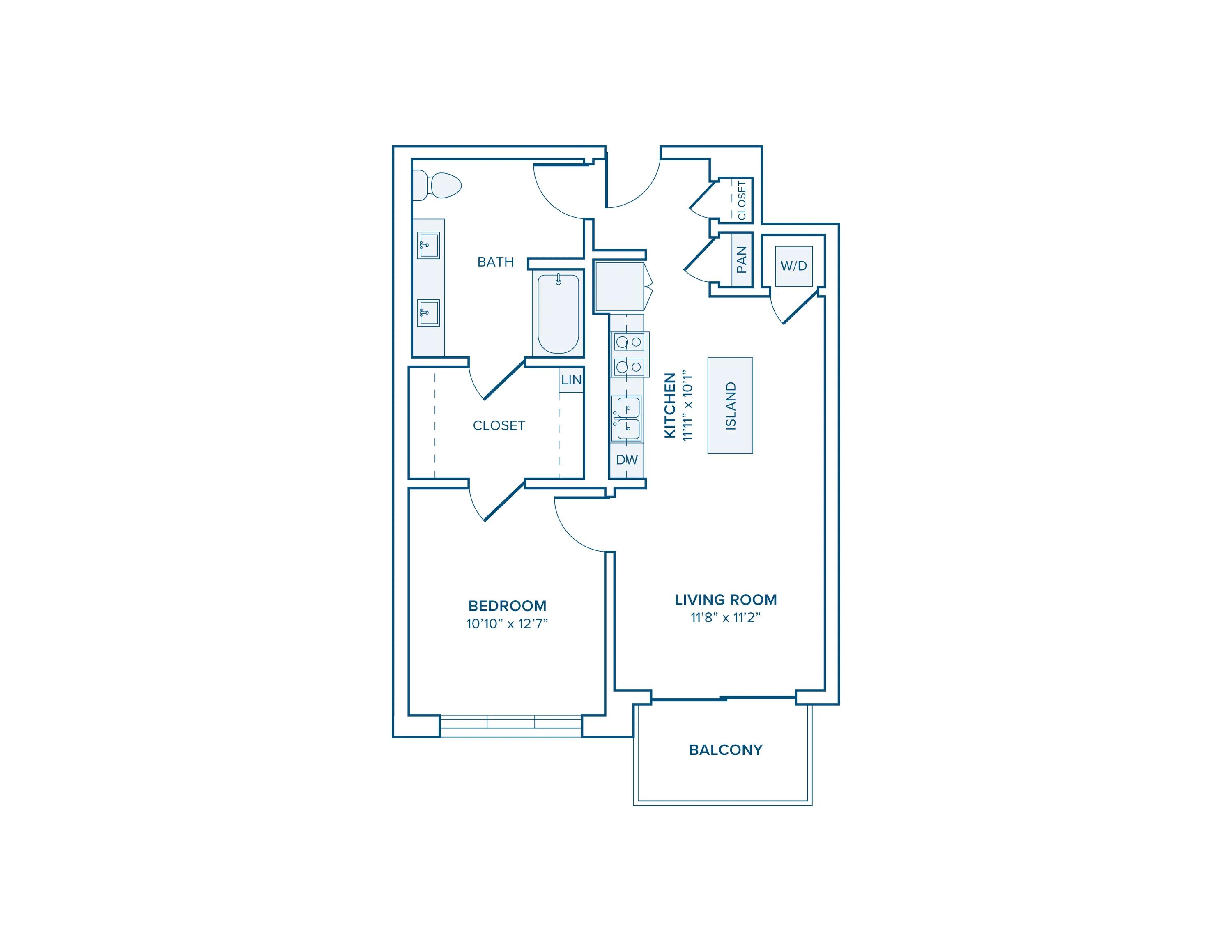 A11 | 1 Bed Apartment | Modera SoBro