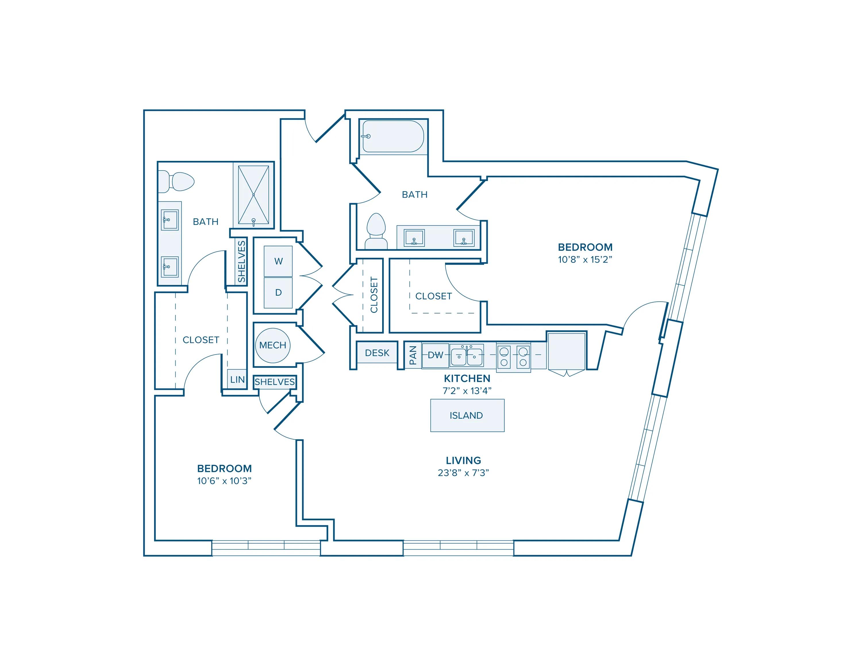 1 - 3 Bed Apartments - Check Availability | Modera SoBro