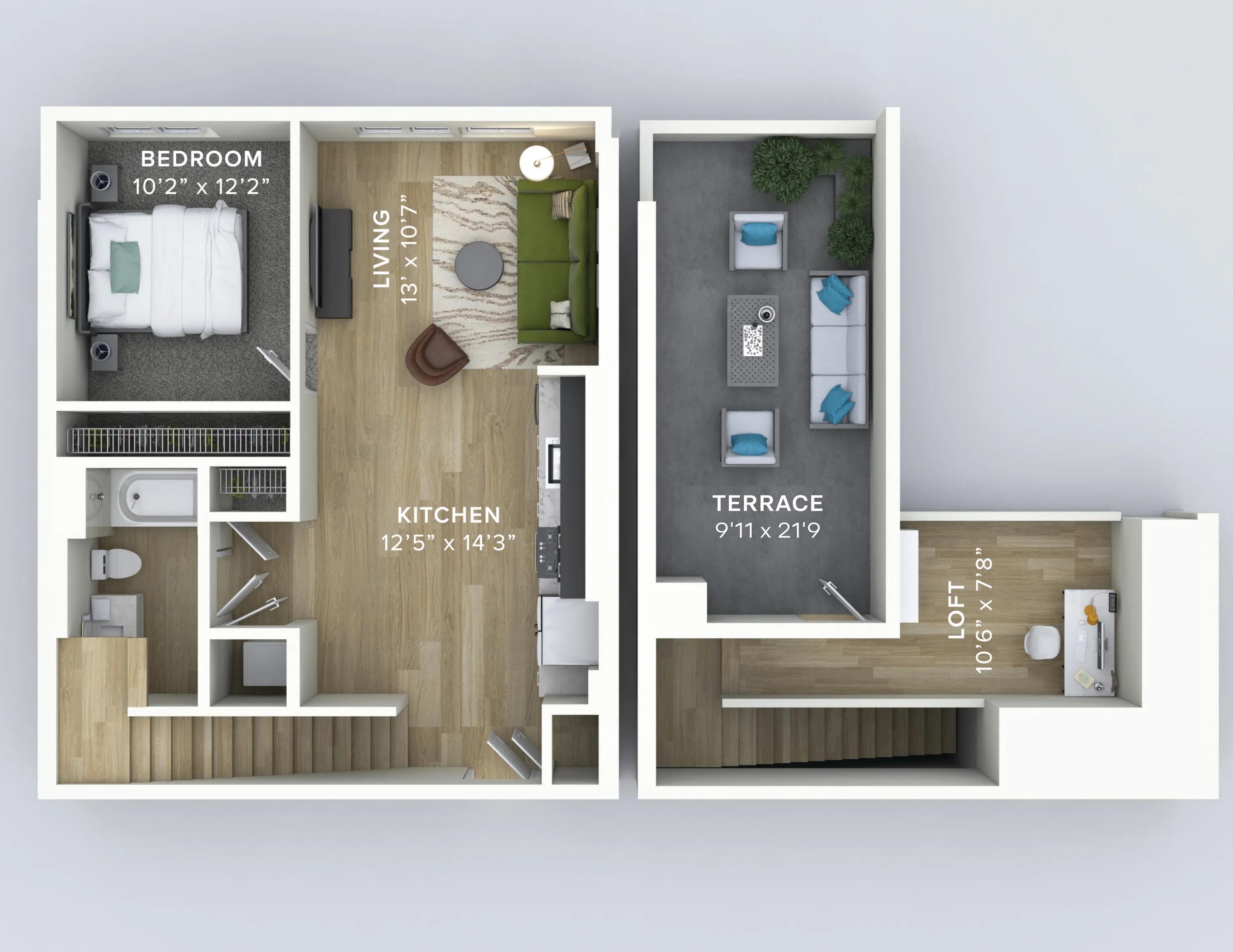 Modera University Park Floor Plans and Availability