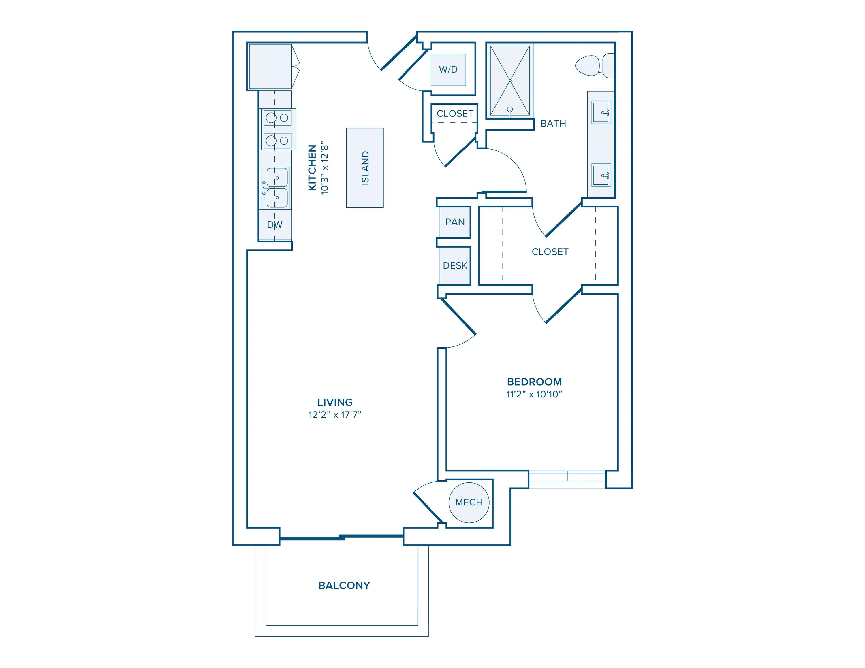 A07 | 1 Bed Apartment | Modera SoBro