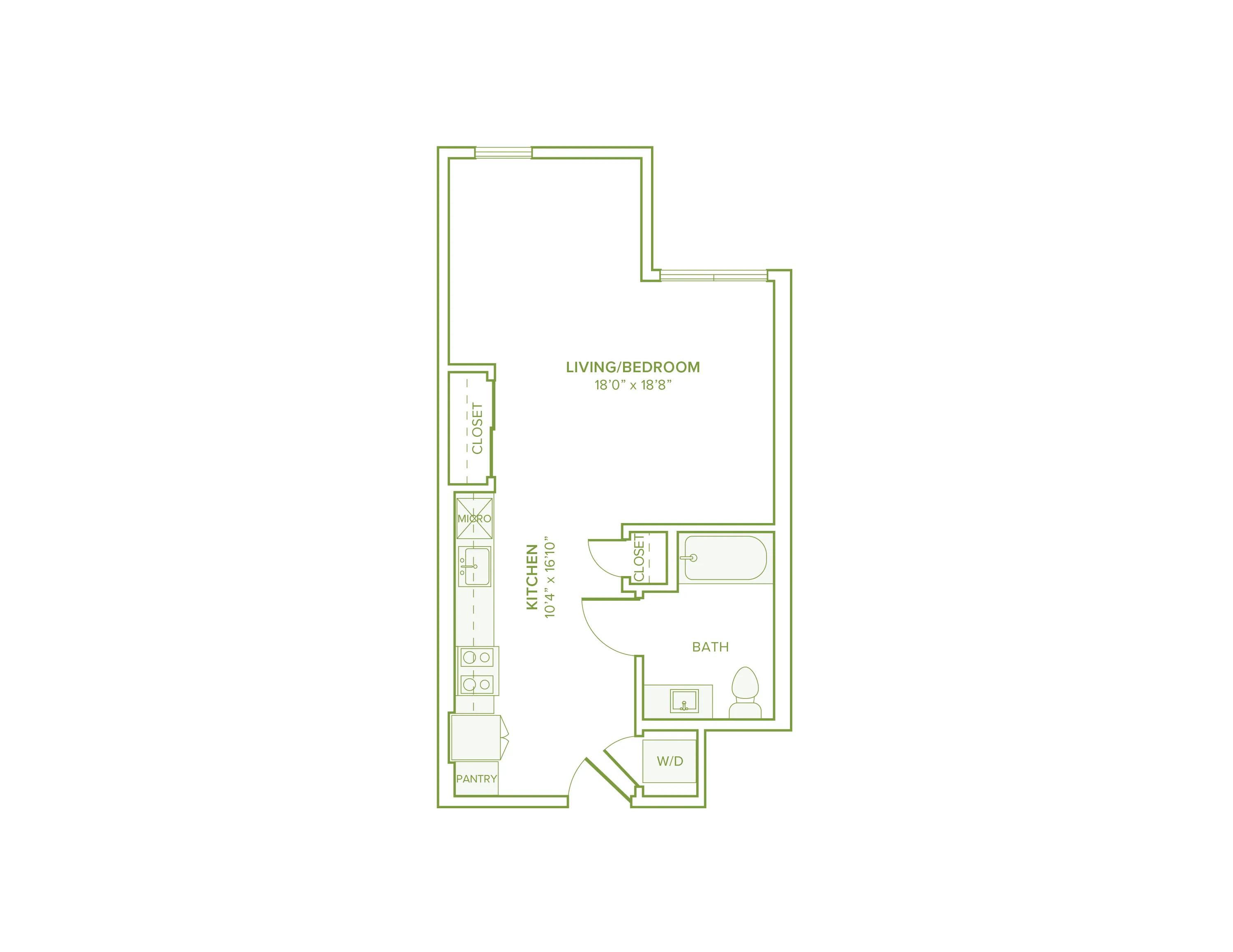S06 | Studio | Modera Falls Church