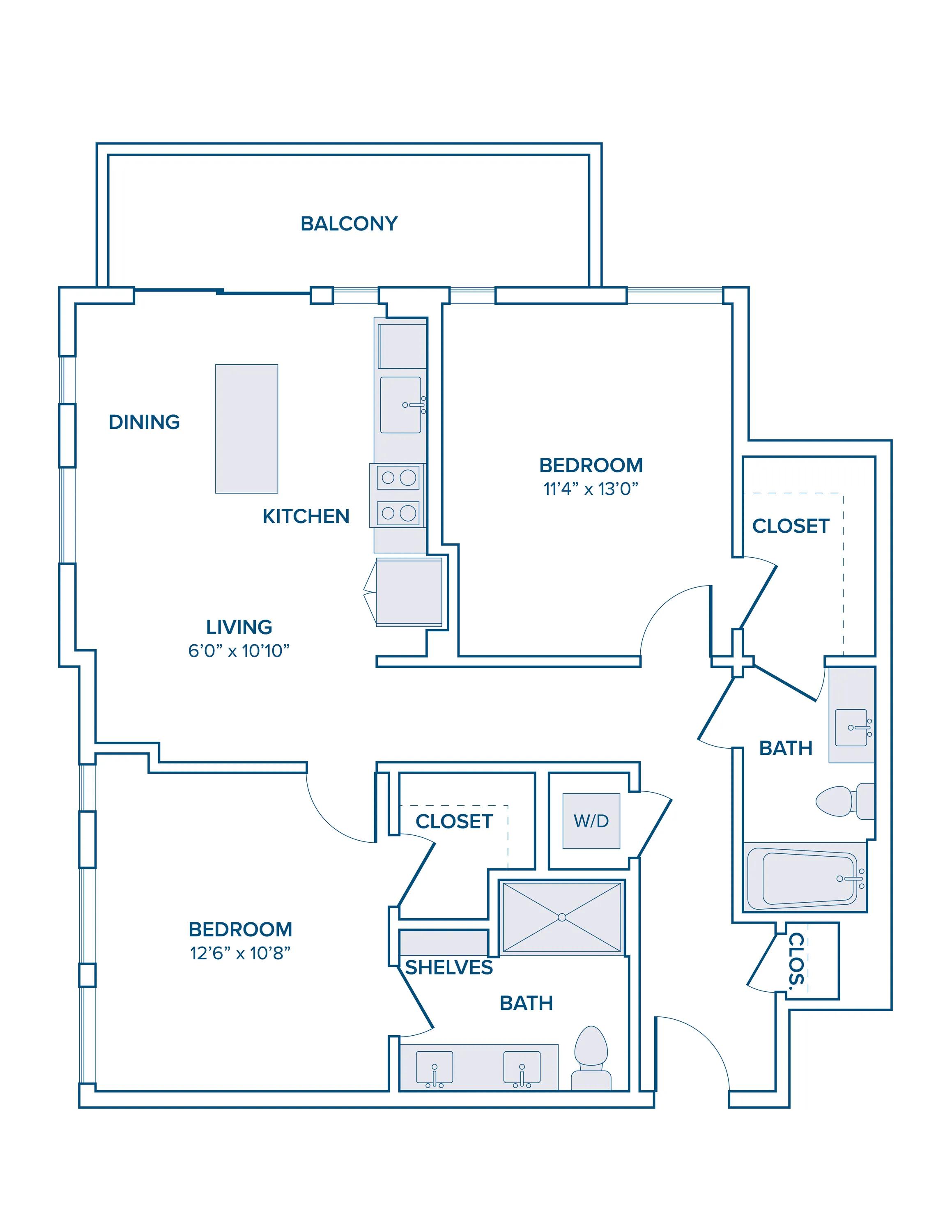 Modera Nations Floor Plans: Studio, 1-, 2-, and 3-Bed Homes
