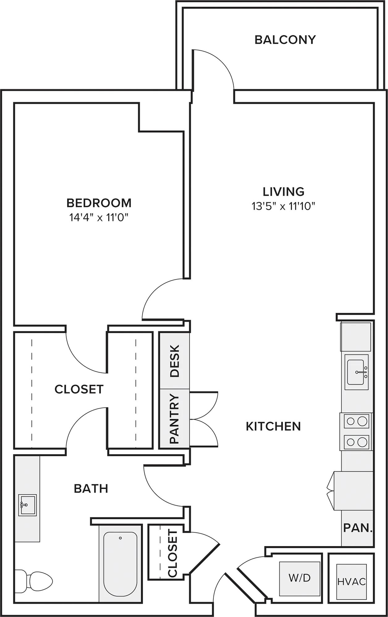 A09 | 1 Bed Apartment | Modera Parkside