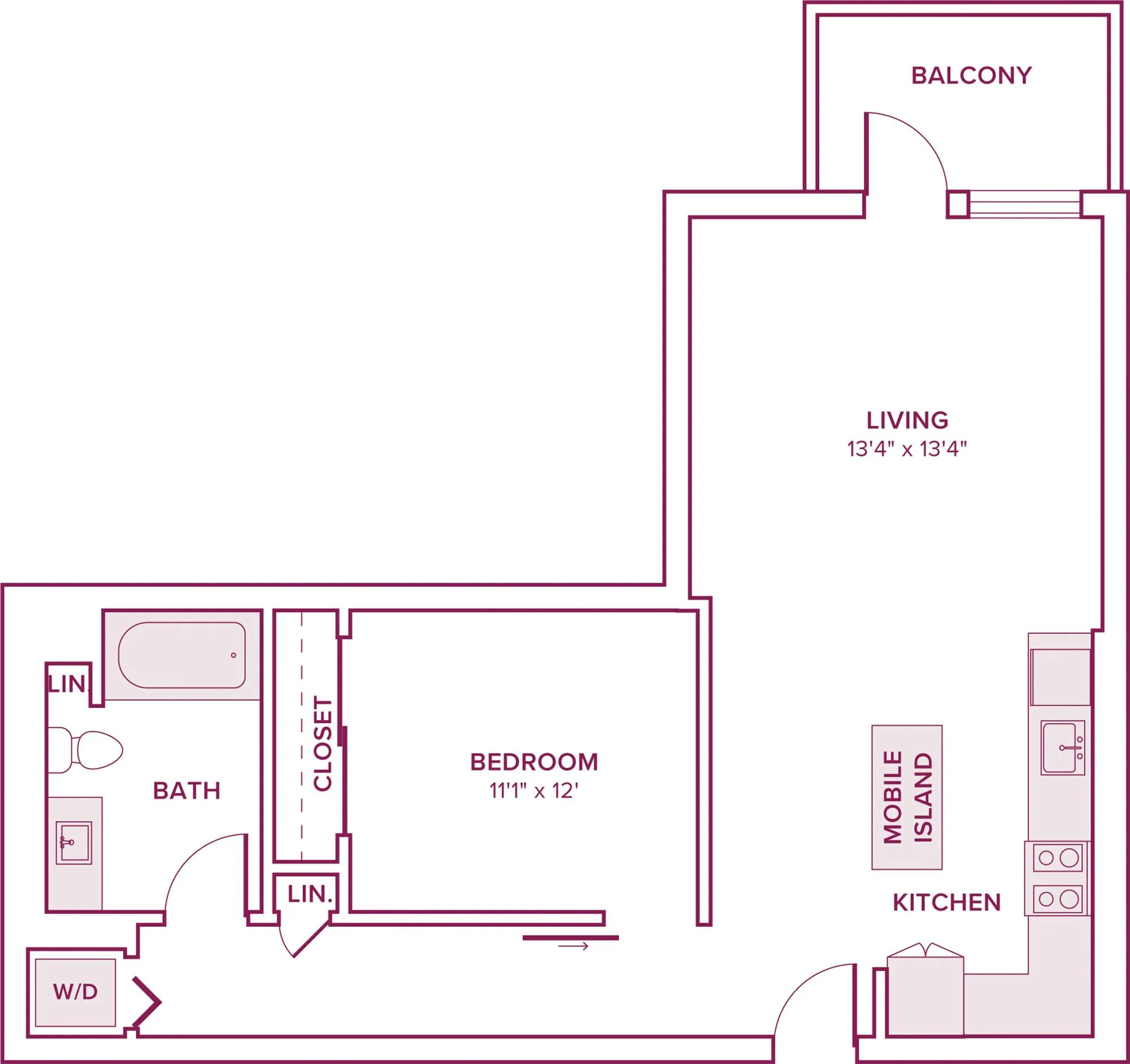 A20 | 1 Bed Apartment | Modera Argyle