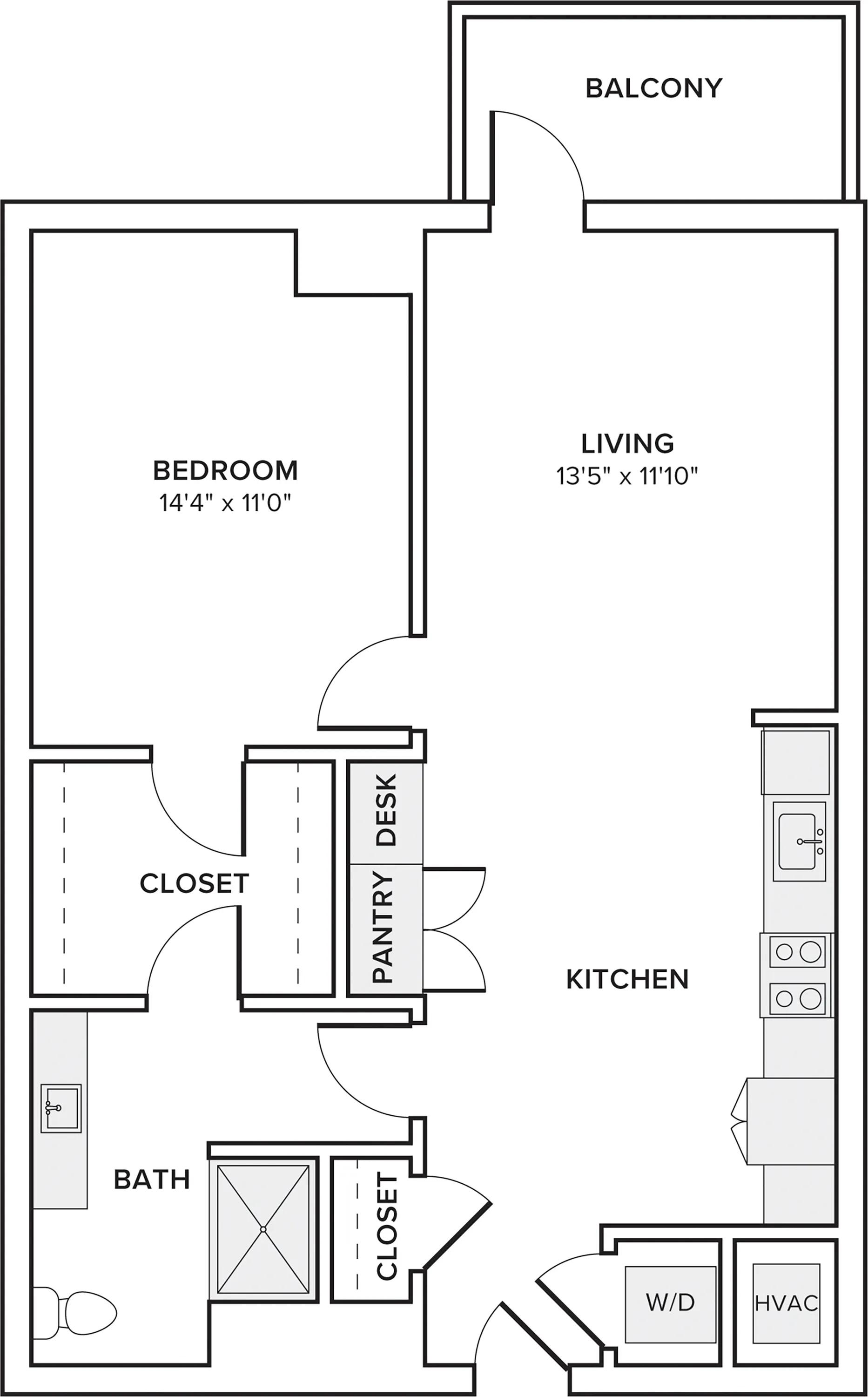 A04 | 1 Bed Apartment | Modera Parkside