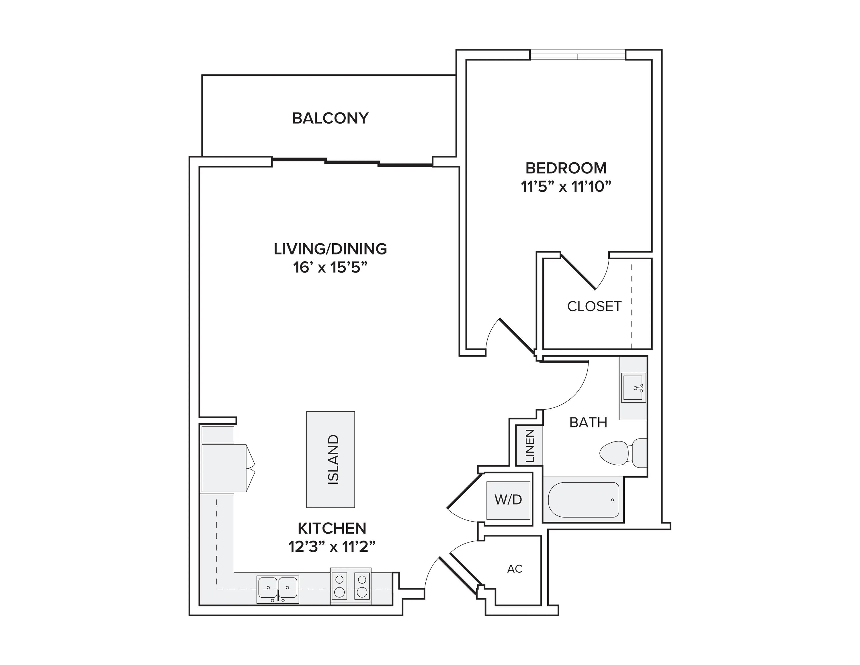 A04 | 1 Bed Apartment | Modera Kierland