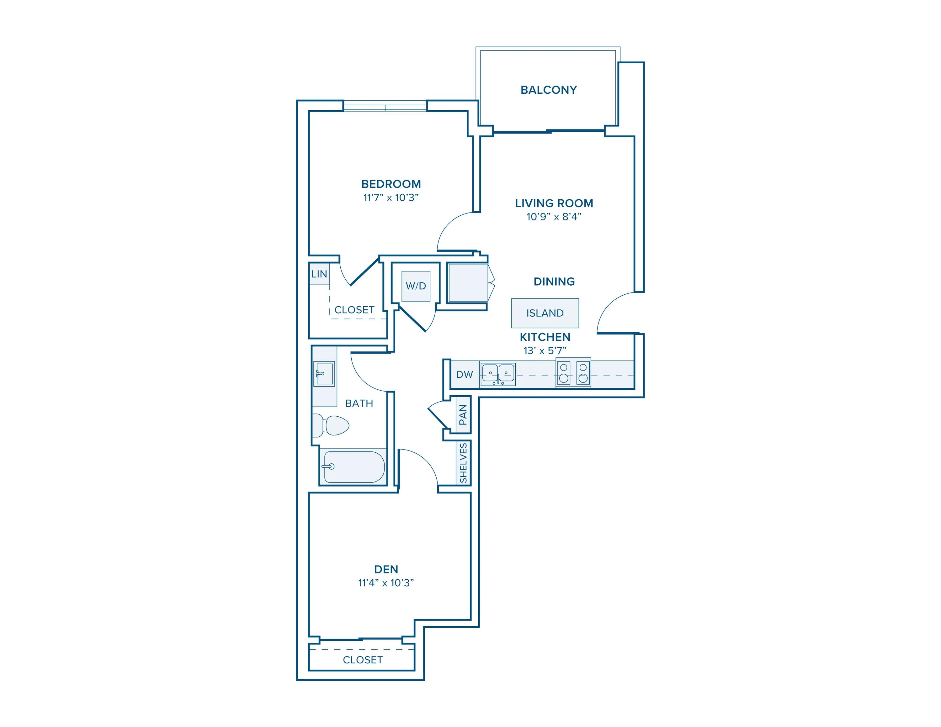 A06D | 1 Bed Apartment | Modera SoBro