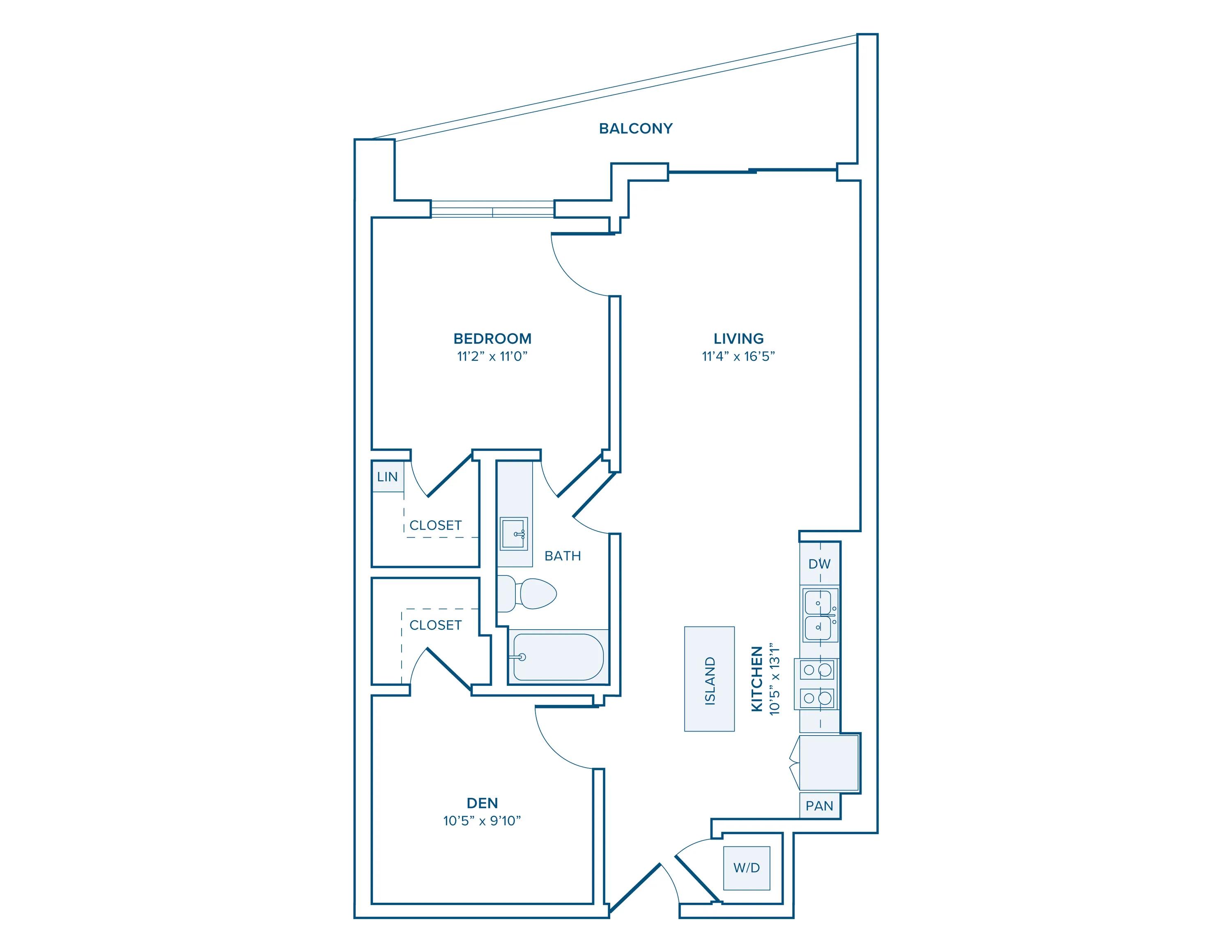 1-3 Bedroom Apartments Nashville, TN | Modera SoBro Layouts